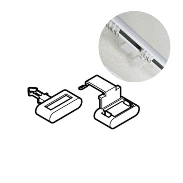 【カーテンストッパー（1個）トーソー製】トーソーカーテンレール　ネクスティ・エリート用オプション。 窓の開口部を広く確保できる部品です。生地や芯地の反発で閉まってしまうカーテンでも、いつもの操作でお好きな位置に止められます♪　◆カーテンレー...