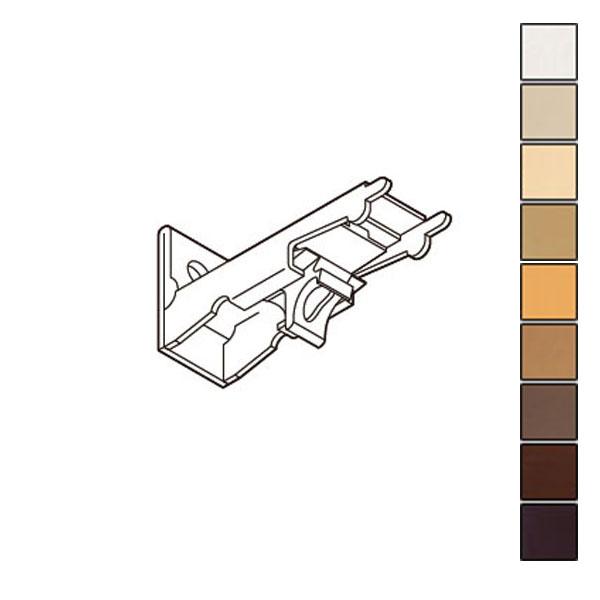 【エリート用　シングルブラケット（正面付け）1個  トーソー製】トーソー　カーテンレール　エリート用部品。 シングルブラケット（正面付け）1個　※取付ビスは付属しません。◆カーテンレールと同時注文・同一お届け先の場合、こちらの商品の送料はレ...