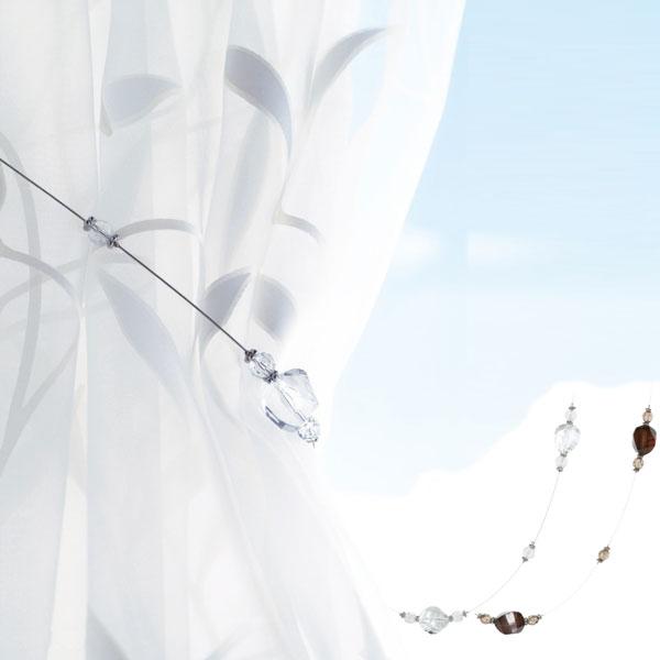 【タッセル　トーソー製】　トーソー　タッセル◆◆商品名：ワイヤータッセルＤ６５　　◆ご注文単位：１本入り　◆素材：ステンレス・アクリル　◆サイズ（mm）：全長・約６５０◆備考：レースに合わせやすい細めのデザイン。　