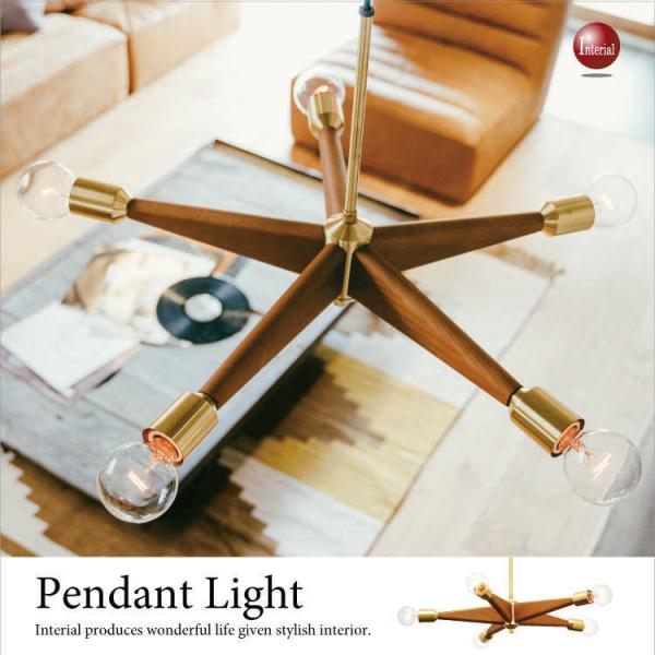 【発売日：2019年04月23日】木瀬フレームとゴールドソケットの組合せがお洒落なペンダントライト。ミッドセンチュリーや北欧テイストに相性抜群な個性ある星形のようなデザインが魅力的。直径76cmと大きいサイズで存在感があるので、消灯時でもお...