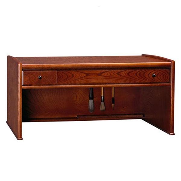 和の空間にピッタリな国産の欅スライド文机（筆掛付）！【サイズ】■W755×D455×H365mm【材質】■欅（けやき）【備考】■筆掛付■生産国：日本■構造：完成品【納期】■ご注文後、約1週間程でお届け致します。（※在庫切れの際は納期にお時間...