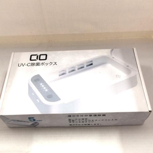 ★状態ランク　未使用★備考　店頭展示の未使用品です。＊画像をよくご確認下さい。【商品詳細】◆ メーカー：CIO◆カラー：ホワイト◆製品サイズ：約幅227×高さ50×奥行125mm◆除菌容器の大きさ：約幅180×高さ22×奥行100mm◆入力...