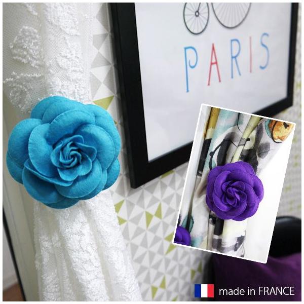 ヨーロッパ雑貨/フランス製/インポート/カーテン/タッセル/アクセサリー/ウィンドウ/カーテンアクセサリー/フラワークリップ■商品名：フラワークリップ■適用：フランス製■材質:フエルト 爆買