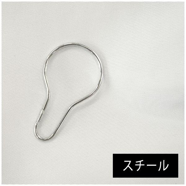 ハトメ仕様のカーテンに最適なディスプレイフック。リーズナブルなスチール素材のカーテンリング。■商品名：ダルマ型フック〈大〉スチール製【DRS1】■耐荷重：2kg■寸法：全長67.4mm■素材：スチール ●ビニールカーテンにご使用の場合はダル...
