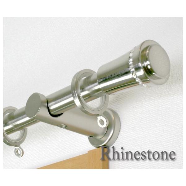 アイアンカーテンレール　スタイリッシュ＆モダンスタイル■レールタイプ：シングル■装飾キャップデザイン：レヴィ、デント、リタリ（３種類）■装飾キャップビーズカラー：クリア・ブラック（２カラー）■レールカラー：シルバー・ゴールド（２カラー）■レ...