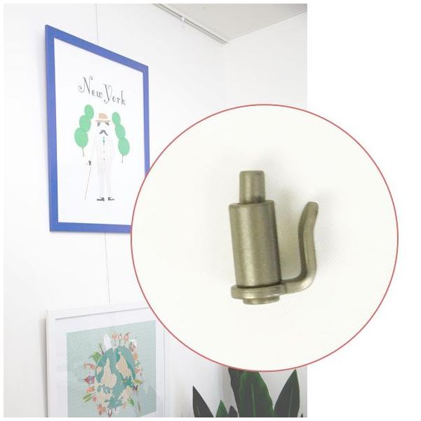 商品名:ピクチャーレール　ルーミー　SHSハンガー追加フック耐荷重:10kg重量：7g材質：真鍮摘要：日本製/即日出荷 爆買