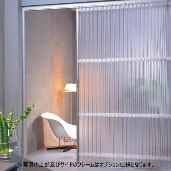 ■アコーディオンカーテン 間仕切り　アコーディオンドア パーテーション オーダー■メーカー：ニチベイ■シリーズ：やまなみマーク2（業務用）■生地名：スケルトン（ブリーナ） L-121〜122■生地機能：防炎■オーダーサイズ：幅 371〜40...