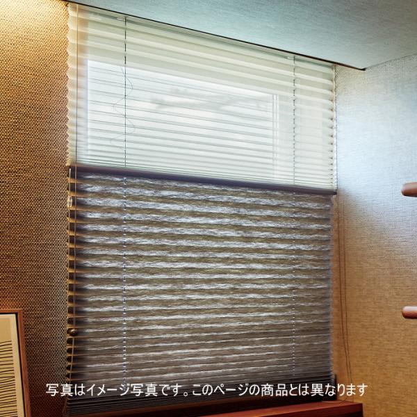 ■製品名：プリーツスクリーン もなみ■スラット巾：25mm■メーカー：ニチベイ■生地名: くれは■生地品番：M5071 M5072 M5073 M5074 M5075■スタイル名：ツインスタイル■操作方法：ワンチェーン式■オーダー適応サイズ...