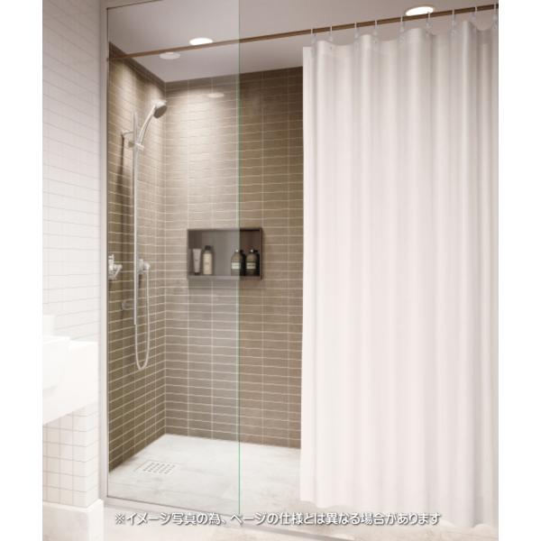 ■防炎ラベル付シャワーカーテン■メーカー：サンゲツ■生地名：マリノ2■縫製仕様：上部ハトメ仕様（両サイド波型超音波カット）裾：ヒートカット■ヒダ倍率：ヒダなし■生地品番：サンゲツ PK4520 サンゲツ PK4521 サンゲツ PK4522...