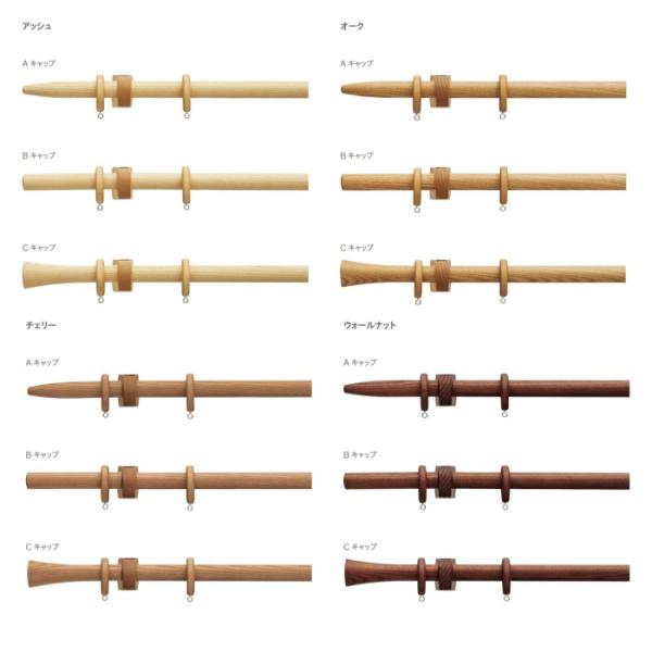 ■装飾レール■メーカー：TOSO（トーソー）■商品名：ノルディ25 3.1m シングル正面付 A・B・Cセット