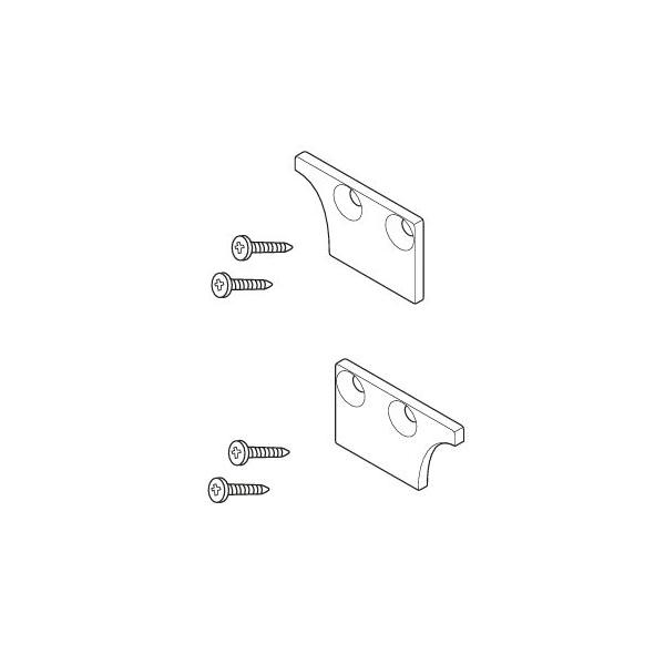 ■TOSO カーテンレール■商品名：ピクチャーレール キャップ Ｔ-5（L-5レール用）■梱包：2ケ入り（左右1組になっています）■素材：ポリエチレン■Ｌ-5レール専用