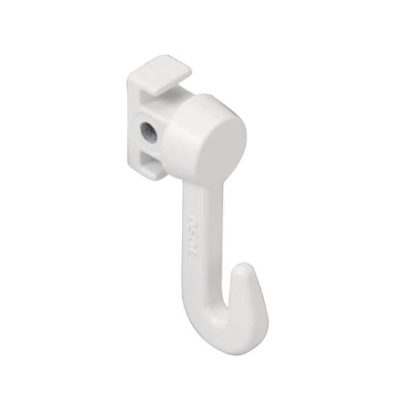 ■TOSO カーテンレール■商品名：ピクチャーレール Ｌフック15−D（正面付用）■梱包：1ケ入り■素材：亜鉛ダイカスト■※正面付け専用です。