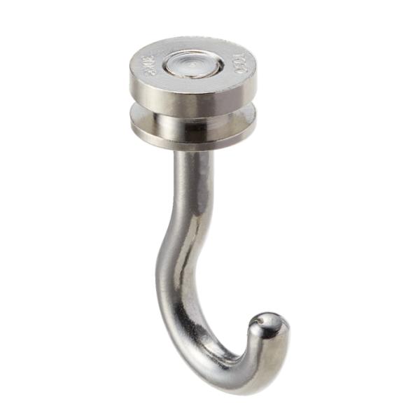 ■TOSO カーテンレール■商品名：ピクチャーレール フック30Ｃ（天井付用）■カラー：シルバー■梱包：1ケ入り■素材：真鍮・SUS304■※天井付け専用です。■許容荷重：30kg■耐荷重30kgの住宅及び店舗用ディスプレイ専用のピクチャー...