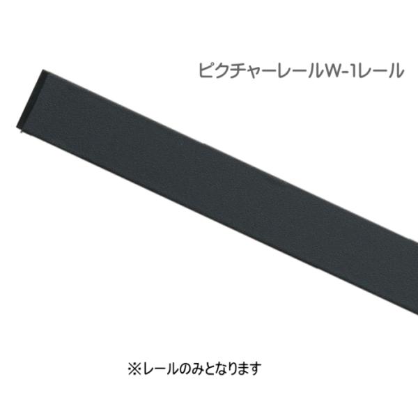 ■TOSO カーテンレール■商品名：ピクチャーレール W-1 レール 1m■梱包：レール1ｍＸ1本■素材：アルミニウム合金押出し型材■正面付しかできません。取付にはカバーストップが必要（間隔90ｃｍに1ケ）