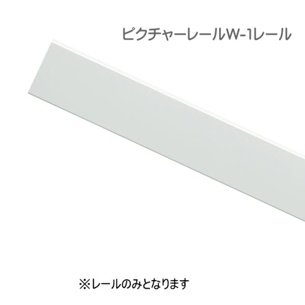 ■TOSO カーテンレール■商品名：ピクチャーレール W-1 レール 2m■梱包：レール2ｍＸ1本■素材：アルミニウム合金押出し型材■正面付しかできません。取付にはカバーストップが必要（間隔90ｃｍに1ケ）
