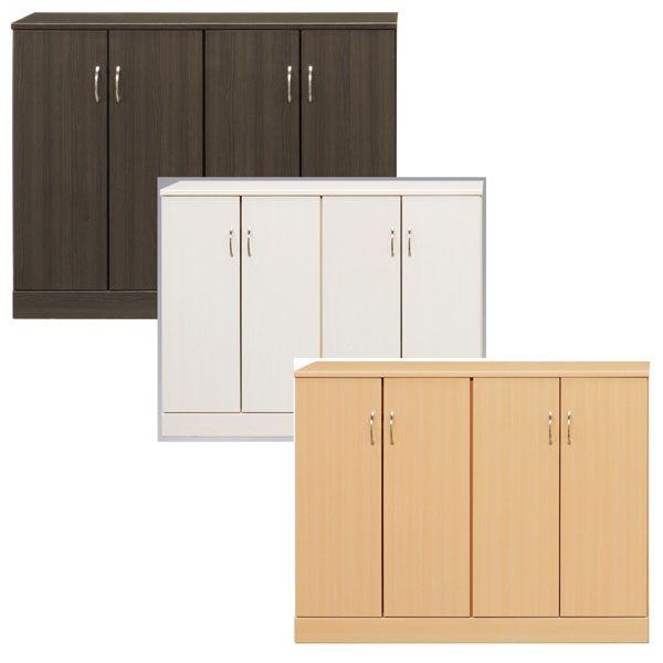■材質ＭＤＦ/高級強化シート張り■サイズ本体：幅119.5×奥行38×高さ92cm■色ホワイト・ナチュラル・ブラック　3色対応■特徴 備考激安のシューズＢＯ×です。お部屋のイメージに合わせて選べる3色！！【完成品】【大容量】【収納足数約33...