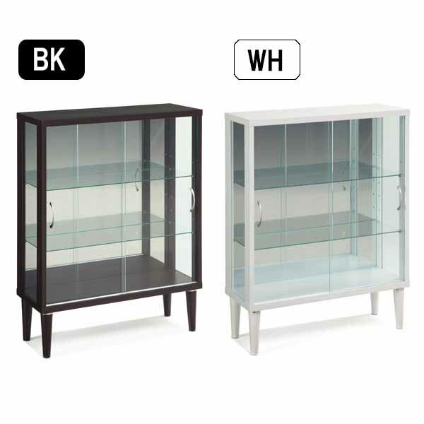 開閉の場所を取らない引き戸タイプのコレクションケース。省スペースで効率的に使えるコレクションケースです。【サイズ】本体：幅75×奥行29×高さ100cm【材質】本体：MDF・シート張り仕上げ(艶なし)【カラー】ホワイト木目　ブラック木目　ブ...