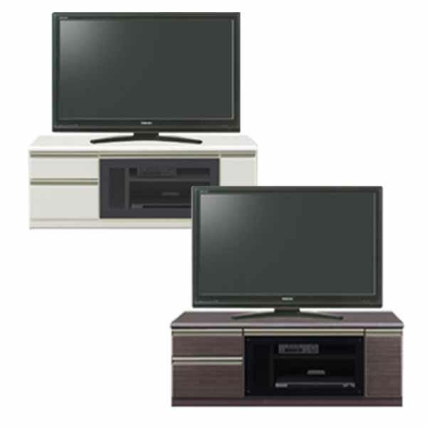 スタイリッシュなアルミハンドル。おしゃれな鏡面ハイグロスシート、引き出しは全段フルオープンレール。【サイズ】本体：幅119.2×奥行42×高さ44cm【カラー】ホワイト　ブラック【材質】表面材：MDF・ハイグロスシート側面材：プリント【仕様...