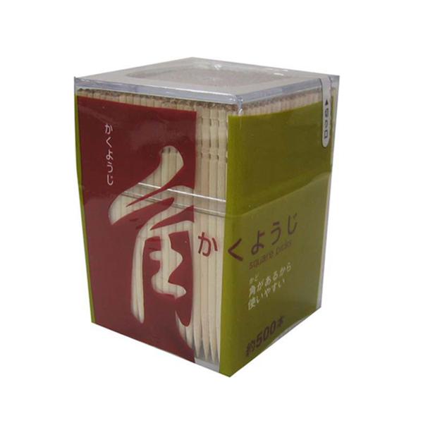 サイズ/長さ：約6.5cm内容量/500本材質/白樺材生産国/中国製●断面が四角い楊枝です。果物ピックとしてご使用になる際にくるくる回らず、しっかり刺せて使いやすいです。●角があるので、滑りにくく持ちやすいです。※先端がとがっているので、お...