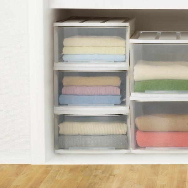 サイズ/約幅39×奥行74×高さ23cm引き出し内寸:幅33.5×奥行66.5×高さ17.5cm重量/約2.04kg内容量/1個材質/本体:ポリプロピレン前倒れ防止具:ポリカーボネート生産国/日本製引き出し段数/1段スタッキング/可能引き出...