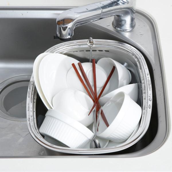 サイズ/外寸：約幅29×奥行38×高さ15.5cm内寸：約幅24.5×奥行33.5×高さ12.5cm重量/約750g容量/約6.7L※あふれ面までの容量内容量/本体1個、中栓・チェーン各1個材質/本体・チェーン：ステンレス鋼脚ゴム・中栓：合...