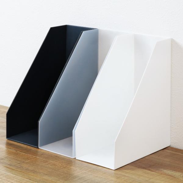 サイズ/約幅13×奥行25.3×高さ30.7cm重量/約410g内容量/同色4個セット付属品：インデックスシール材質/ポリプロピレン種類/ホワイト、オールホワイト、オールグレー生産国/日本製●A4サイズのコピー用紙も収まるファイルケース M...