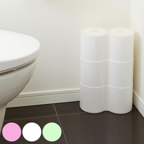 サイズ/約幅25×奥行12.9×高さ37cm重量/約950g内容量/1個材質/スチロール樹脂種類/ピンク、ホワイト、グリーン生産国/日本製●トイレットペーパーをストックできるボックスです。●スタイリッシュなデザインで狭いトイレにもスッキリ収...