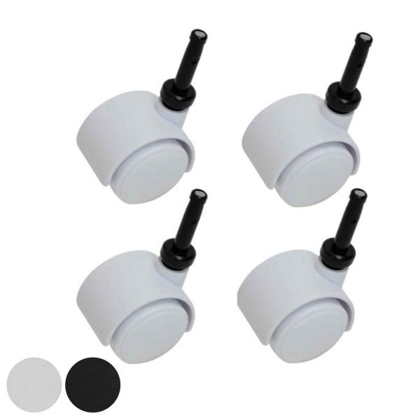 サイズ/約幅3.5×奥行7×高さ7cm内容量/同色1セット（4個入）種類/ブラック、ホワイト生産国/日本製耐荷重/14kg●e-RACK、ラコンシリーズのラック、引出しに取り付けられるキャスターです。●模様替えや掃除の際、360度行きたい方...