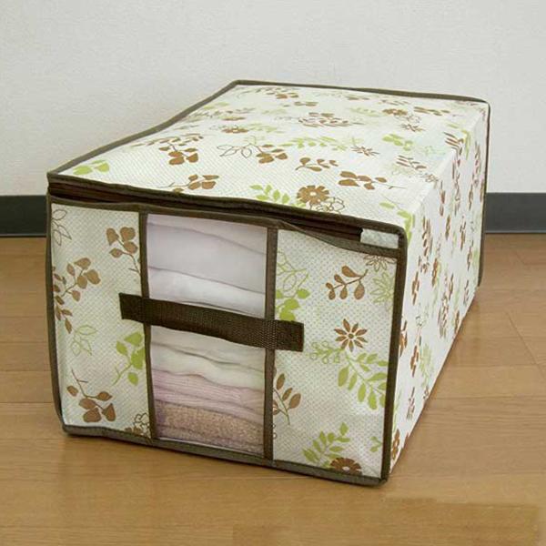 サイズ/約幅50×奥行32×高さ24cm内容量/1個材質/不織布：ポリプロピレン窓：ポリエチレン成分/ピレスロイド系薬剤、カルボン酸エステル系薬剤、カルバミン酸系薬剤生産国/中国製●衣類の保管にぴったりな収納袋です。●防虫・防ダニ・抗菌・防...