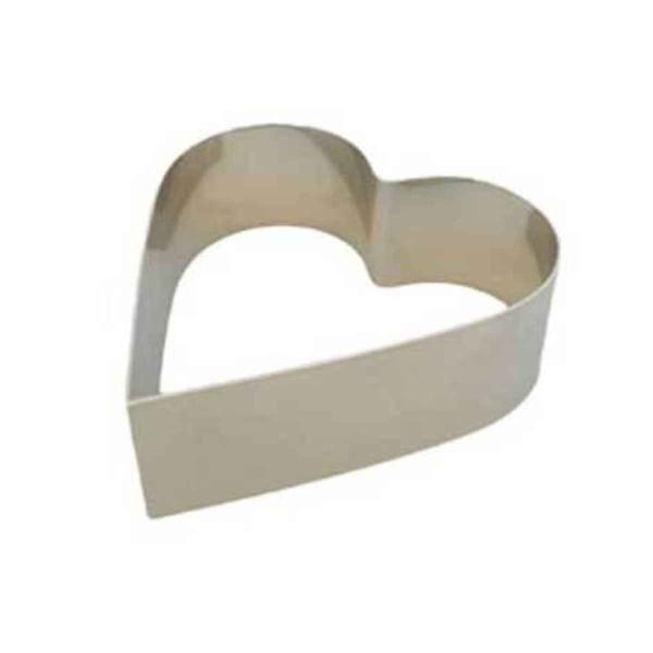 サイズ/約幅15.4×奥行14.7×高さ5cm重量/約173g容量/約700ml内容量/1個材質/18-8ステンレス生産国/日本製食器洗い乾燥機/使用不可オーブン/使用可能●可愛いハート型のケーキやムースが作れるセルクル型15cmです。●天...