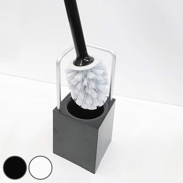 サイズ/約幅8.9×奥行8.9×高さ35.8cm内容量/トイレブラシ、ケース各1個材質/ケース本体：ABS樹脂ポール：アルミブラシ柄：ポリプロピレンリング：ポリエチレンブラシ甲：ポリプロピレンブラシ：ポリエステル種類/ブラック、ホワイト生産...