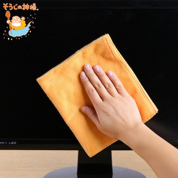 サイズ/約横34×縦40cm内容量/1枚材質/ポリエステル、ナイロン生産国/日本製●ひっかかりのない、なめらかなマイクロファイバー使用！●サッとひと拭きで、見違えるようにキレイな画面に！マイクロファイバー プラズマ TV パソコン ディスプ...