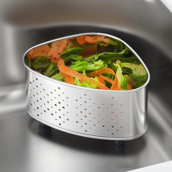 サイズ/約幅17.1×奥行12×高さ9.5cm重量/約154g内容量/1個材質/本体：ステンレス（クロム17％）脚部：合成ゴム生産国/日本製●銅を含有した抗菌ステンレスを使用しています。●銅イオン効果により汚れにくくお手入れが簡単です。●サ...