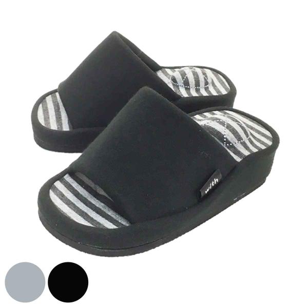 サイズ/フリーサイズヒールの高さ約5.5cm甲の長さ：約8cm足入れ口：約20cm内容量/1足材質/甲・サイド：ポリエステル、綿中板：ポリウレタン底：EVA樹脂種類/グレー、ブラック生産国/中国製●履くと必ずつま先立ちになり脚全体に力が入る...