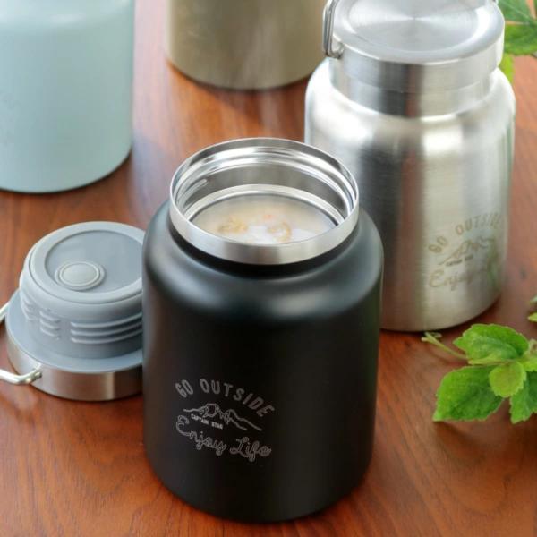 サイズ/約高さ13.5cm直径：約9cm容量/約400ml内容量/1個材質/内瓶・口金：ステンレス鋼胴部：ステンレス鋼（アクリル樹脂塗装）蓋栓：内側＝ポリプロピレン、外側・ハンドル＝ステンレス鋼パッキン・弁パッキン：シリコーンゴム※シルバー...