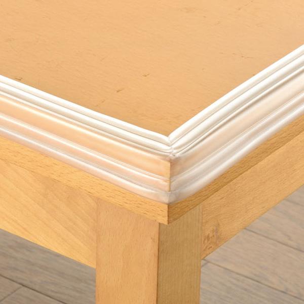 サイズ/厚さ：約0.5cm約幅4.2×長さ120cm内容量/1巻材質/塩化ビニル樹脂生産国/中国製●やわらか素材と中空構造で誤って家具にぶつかった時の衝撃をやわらげます。●粘着テープで簡単に取り付けができます。●取り付けても目立ちにくいクリ...