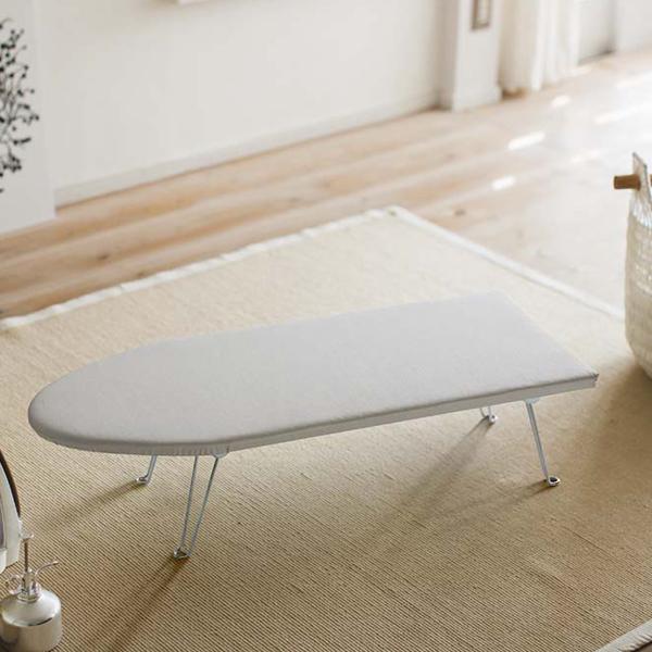 サイズ/約幅75×奥行30×高さ20cm重量/約2.4kg内容量/1台材質/表面布：綿（アルミコーティング）クッション材：ポリエステル天板：木質繊維板脚部：スチール（ユニクロメッキ）生産国/日本製●ベーシックで使いやすいかたちの舟型タイプの...