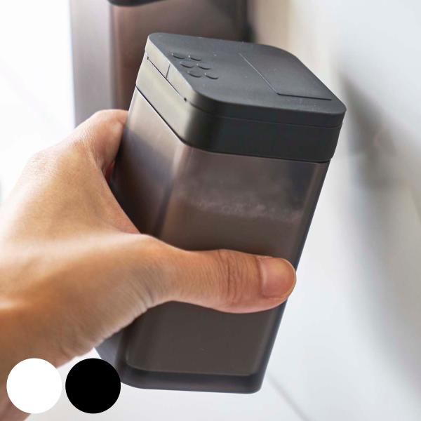 サイズ/約幅5.8×奥行6×高さ10.5cm重量/約135g容量/約200ml（小麦粉：約100ｇ）内容量/1個付属品：インデックスシール材質/容器：アクリル樹脂マグネット滑り止め：シリコーン蓋上下：ポリエチレン種類/ホワイト、ブラック生産...