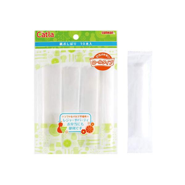 サイズ/約幅20×高さ27.5cm内容量/10本入材質/パルプ不織布生産国/日本製●個包装で衛生的な使いやすい紙おしぼり10本入りです。●使う時にひろげやすいロールタイプになっています。●触り心地がソフトなパルプ不織布です。●レジャーやパー...