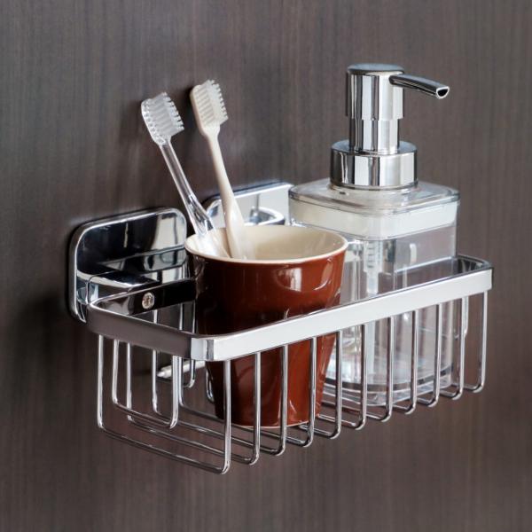 サイズ/約幅21×奥行12.5×高さ9.5cm重量/約608g内容量/1個付属品：アンカープラグ（汎用/石膏ボード用）、取付ネジ、3M社製両面テープ、六角レンチ材質/ZnAlステンレス合金（クロムコーティング仕上げ）生産国/中国製●BISK...