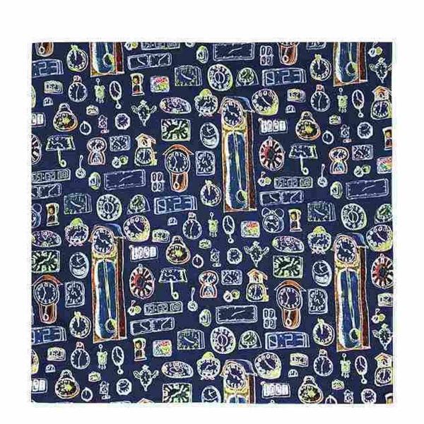 サイズ/約横50×縦50cm内容量/1枚材質/綿100％生産国/日本製●時計が沢山描かれている芸術的な風呂敷です。●お弁当を包んだり、手土産を包むのに便利です。●綿100％なので汚れても洗濯機で丸洗いできます。マルチクロス おしゃれ お弁当...