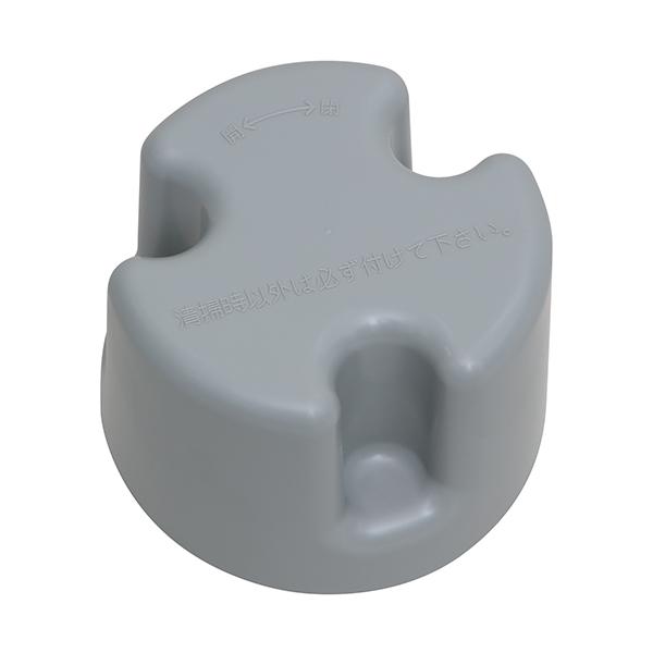 サイズ/約高さ6.5cm直径：約9.5cm重量/約42g内容量/1個材質/ポリプロピレン生産国/日本製●キッチンの排水トラップに設置するお椀型のパーツです。●下水から上がってくる臭いを防ぐ役割があります。●上から見た時に羽がなく、凹凸型にな...