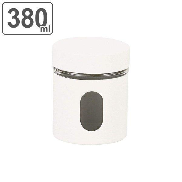 食材の収納に便利な小窓が付いたガラス製のキャニスター（380ml）です。小窓から中身が見えるためどこにしまっていたかがわかりやすく、残量も一目で確認できるので買い忘れを防ぎます。シリーズは4サイズで展開されており、同じシリーズで色味を統一す...
