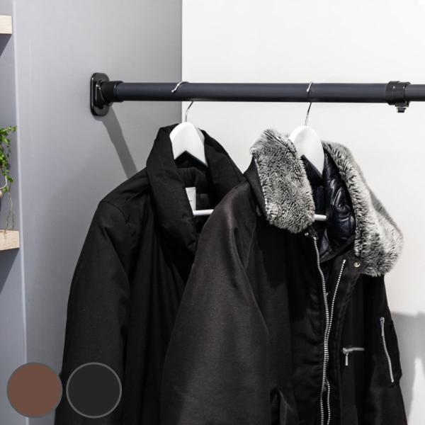 サイズ/約幅68〜104×奥行5.5×高さ7cm内容量/1本材質/パイプ（ブラック、シルバー）：スチール、ABS樹脂被膜パイプ（ウッディ）：スチール、PVC樹脂被膜バネ：スチールグリップ：ABS樹脂圧着部：EVA樹脂 種類/シルバー、ウッデ...