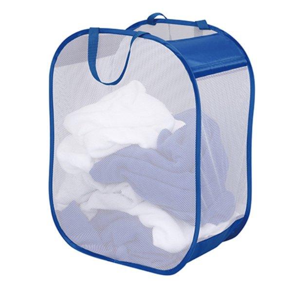 サイズ/約幅47×奥行27.9×高さ61.5cm重量/約188g内容量/1枚材質/メッシュ地：ポリエステルワイヤー：鋼線バイアス：ポリエステルゴムバンド：ポリエステル・テンネンゴム補強スティック：ABS樹脂生産国/中国製●汚れた衣類の脱衣カ...