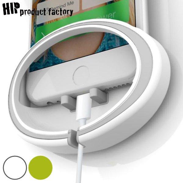 サイズ/約幅2×奥行10×高さ7.5cm内容量/1個材質/ABS／TPE種類/ホワイト、グリーン生産国/マレーシア製●壁に貼り付けられるスマホスタンド●スマホの定位置として●デッドスペースを有効活用できる●通話・動画中の声や音が10dbアッ...