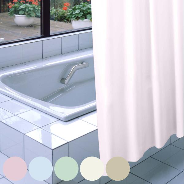 サイズ/約幅130×高さ130cm内容量/1枚付属品：Sカン8個材質/塩化ビニル樹脂種類/ライトピンク、ライトブルー、ライトグリーン、アイボリー、ベージュ生産国/インドネシア製●消防法適合品の防炎バスカーテンです。●火が燃え広がりにくい防炎...