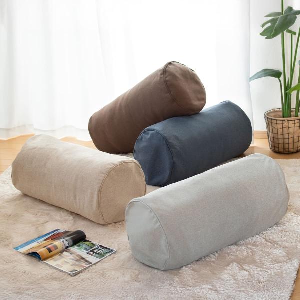 サイズ/布団収納時：直径35×長さ73cm内容量/1個材質/ポリエステル種類/ブルー、ベージュ、グレー、ブラウン生産国/中国製洗濯/手洗いのみ可能●使わない布団をクッションとして有効活用できます。●自由なスタイルでくつろげます。●円筒型だか...