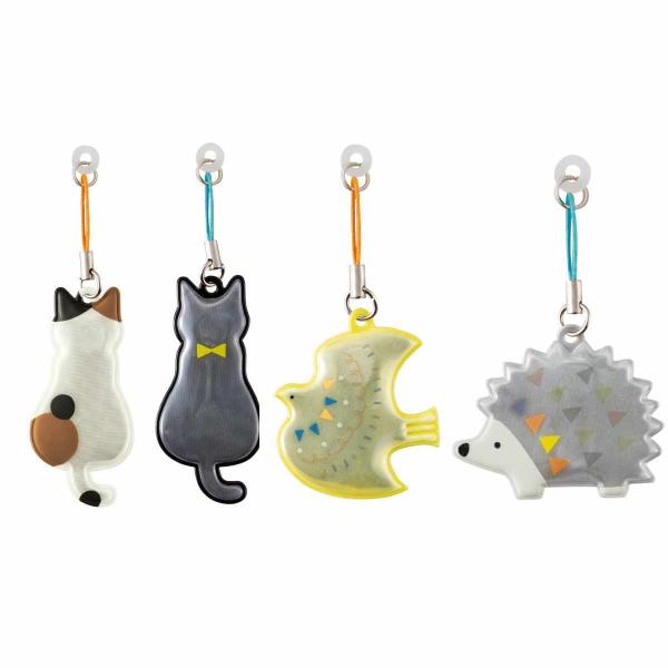 サイズ/台紙サイズ：約8.5×13cm内容量/1個材質/PVC製種類/ミケネコ、クロネコ、トリ、ハリネズミ生産国/中国製●雨の日に大活躍な車と傘を固定できる傘ピタです。●傘の先に取り付けると、中に入ったマグネットが車の屋根にピタっとくっつく...