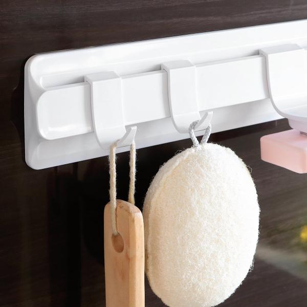 サイズ/約幅2.5×奥行4.4×高さ5cm重量/約16g内容量/2個材質/ABS樹脂生産国/日本製耐熱温度/70度耐荷重/200g●自分好みにカスタマイズ出来る　マルチフック2個入り●今までにない浮かせる収納●様々な物が吊るせる形状●お好み...